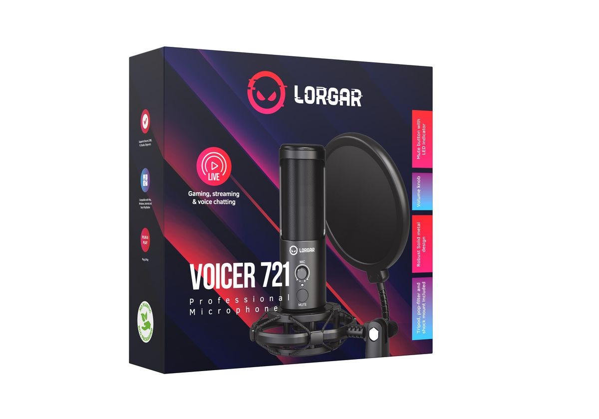 Lorgar Voicer 721 Gaming Microphone - BT Games